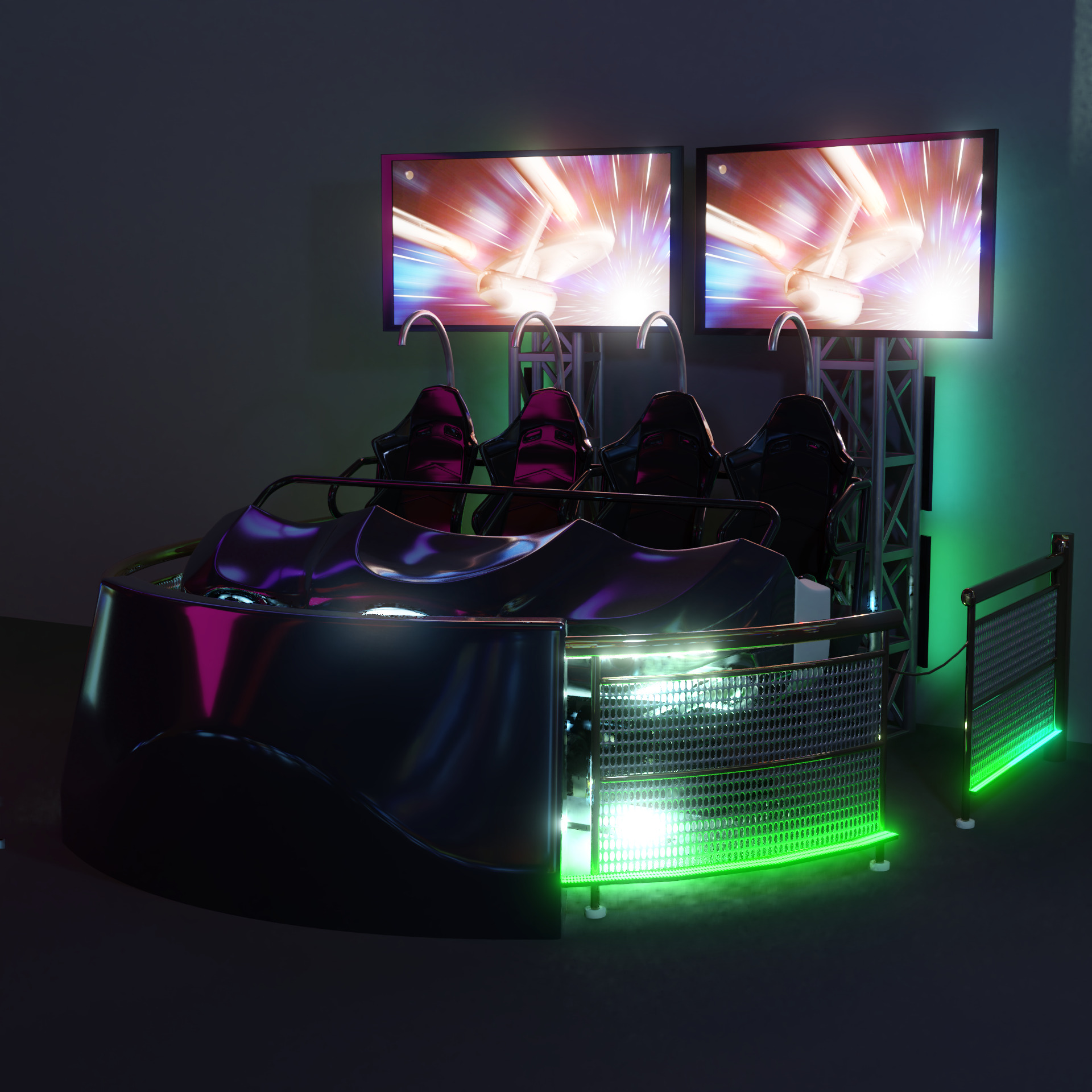 Motion Simulator Design – Dave & Buster’s (USA 🇺🇸), 2018 – Skyline ...